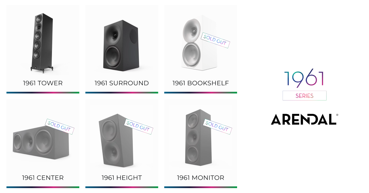 Exclusive 30% Advantage Pricing on Arendal Sound 1961 Speaker Series ...